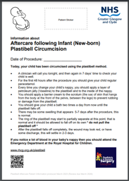 RHCG - Information about Infant (New-born) Plastibell Circumcision